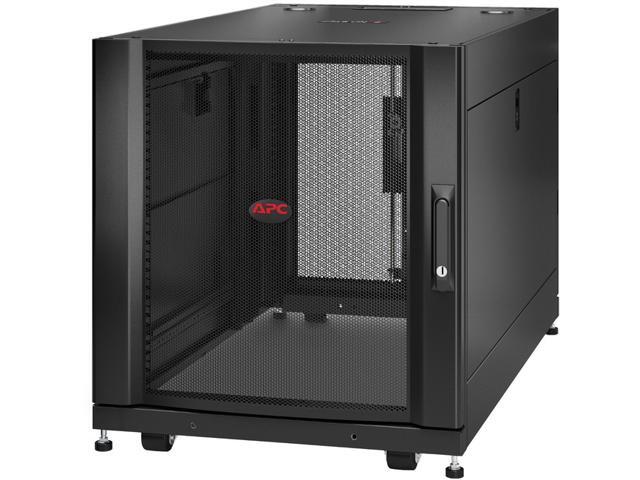 Click here for APC NetShelter SX - Rack - cabinet - black - 12U -... prices