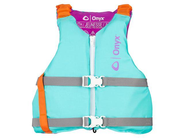 Click here for ONYX YOUTH UNIVERSAL PADDLE VEST AQUA prices