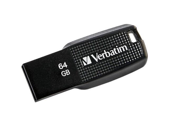 Click here for Verbatim 64GB Ergo USB 2.0 Flash Drive - Black 708... prices