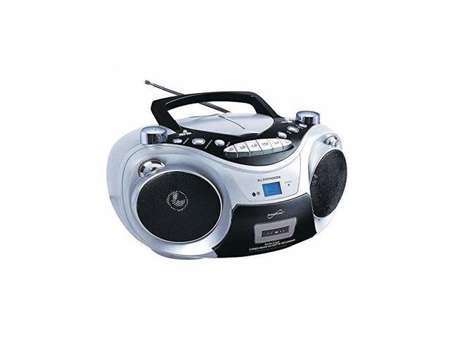 Supersonic SC-739BT Portable Bluetooth Audio System - Silver