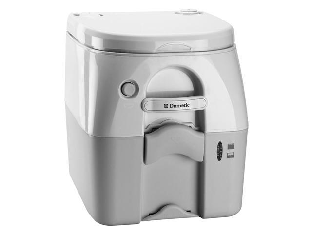 Click here for DOMETIC 975 PORTABLE TOILET 5.0 GAL GRAY W/ BRACKE... prices