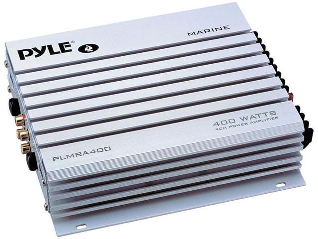 Pyle 4-Ch. Elite Series Marine Amplifier  Waterproof  400 Watt  Dual Mosfet Power Supply - Black