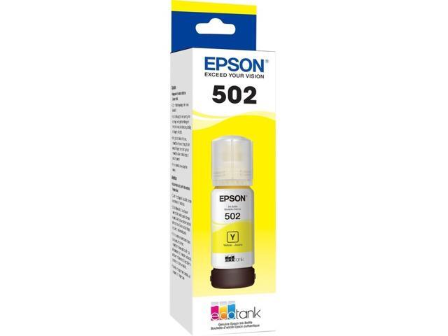 Click here for Epson T502 Yellow Ink Bottle prices