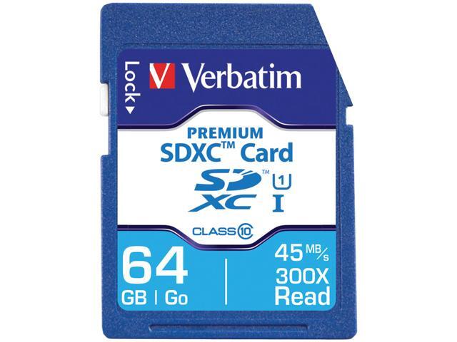 Click here for Verbatim 44024 Class 10 Premium SDXC Card (64GB) prices