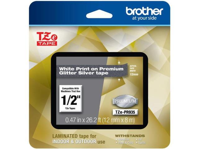 Click here for Brother TZePR935 White Print on Premium Glitter Si... prices