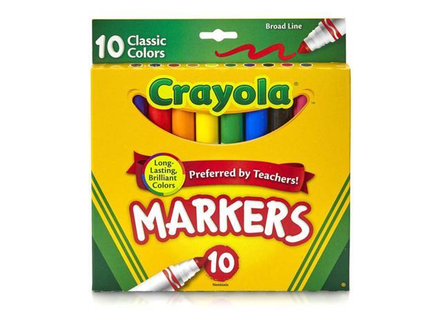 Click here for Crayola Non-Washable Markers Broad Point Classic C... prices