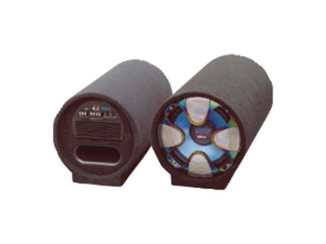 Pyle 8 Amplified Car Subwoofer Enclosure  250W Max  Led Lighting - Black