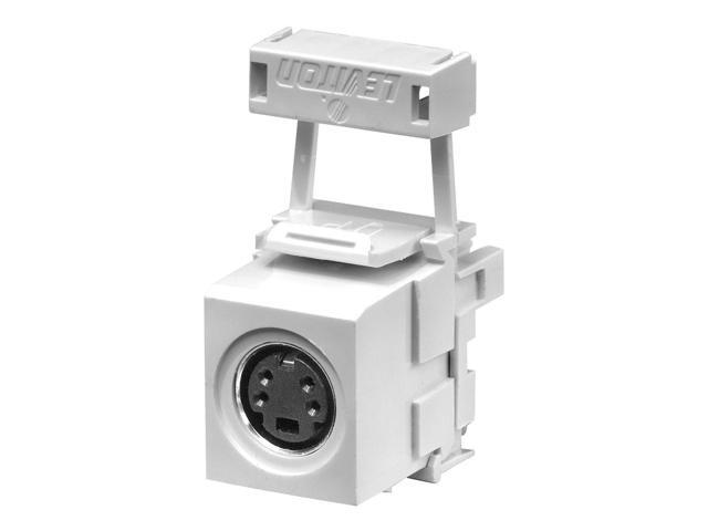 Click here for Leviton 40734-W White Quickport S-Video Snap-in Co... prices