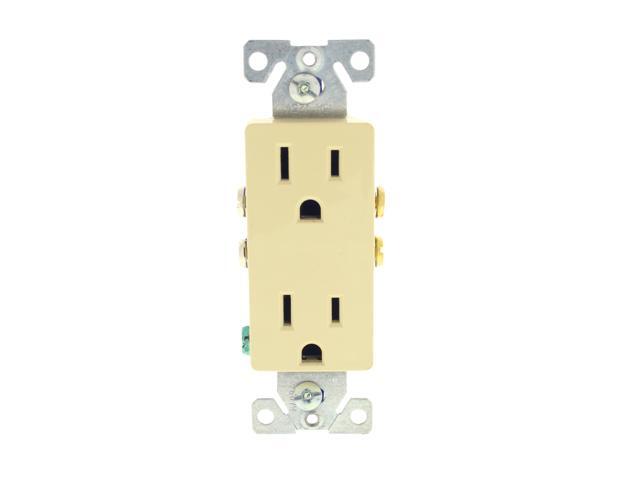 Click here for Cooper 1107V Ivory Decorator Duplex Receptacle 15A... prices