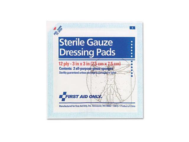 Click here for First Aid Only Inc Gauze Dressing Pad 8-Ply 2x2 Wh... prices