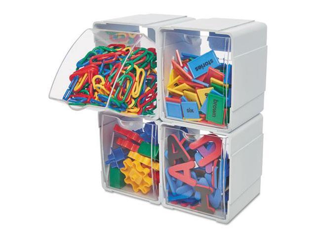 Click here for deflecto Next Gen Interlocking Tilt Bin 4 3/4 x 5... prices