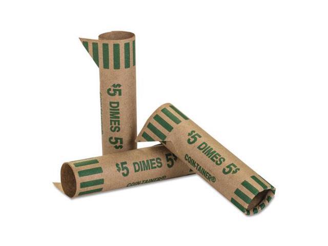 Click here for Coin-Tainer Preformed Tubular Coin Wrappers Dimes... prices