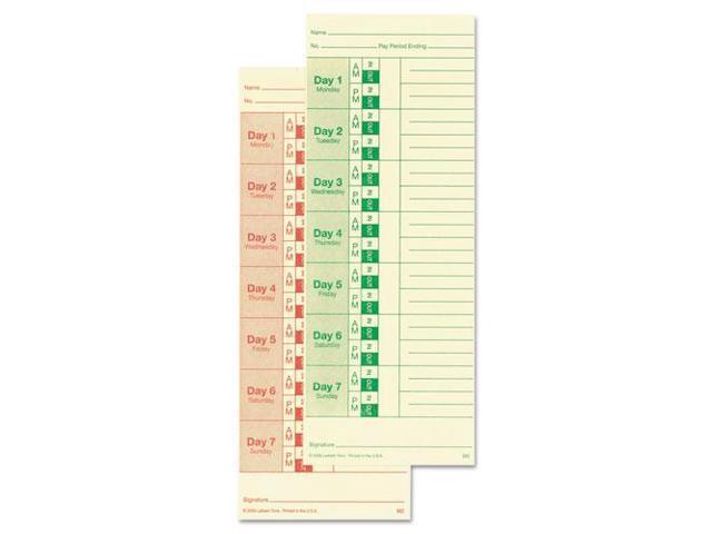 Click here for Universal Time Card  Side Print  3 1/2 x 9  Bi-Wee... prices