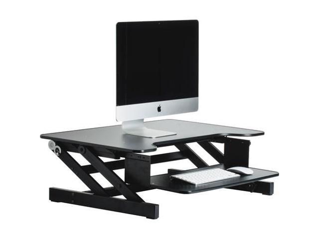 Click here for Lorell Desk Riser Adjustable 32Wx21-1/2Dx16H BK 81... prices