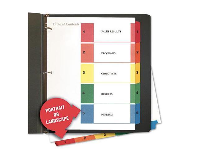 Click here for UNIVERSAL Table of Contents Dividers Assorted Colo... prices