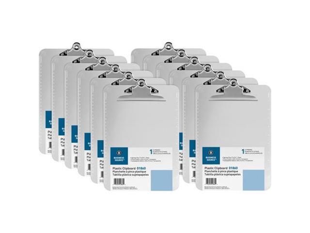 Click here for Business Source Spring Clip Plastic Clipboard - Sp... prices