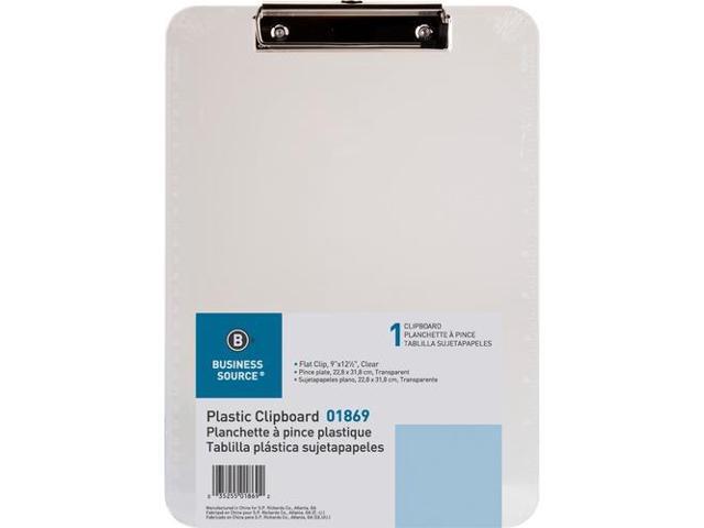 Click here for Business Source Flat Clip Plastic Clipboard - 9 x... prices