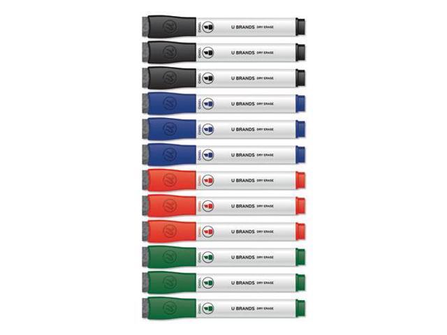 Click here for Dry erase markers - ASSORTED 12 Count Chisel UBR39... prices