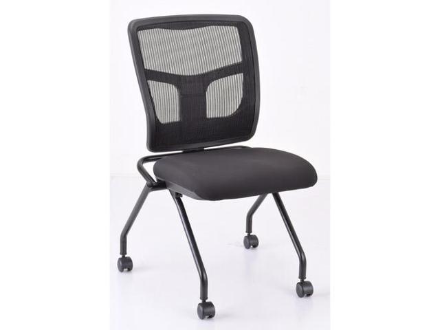 Click here for Lorell Chair - Fabric Seat - Mesh Back - Metal Fra... prices
