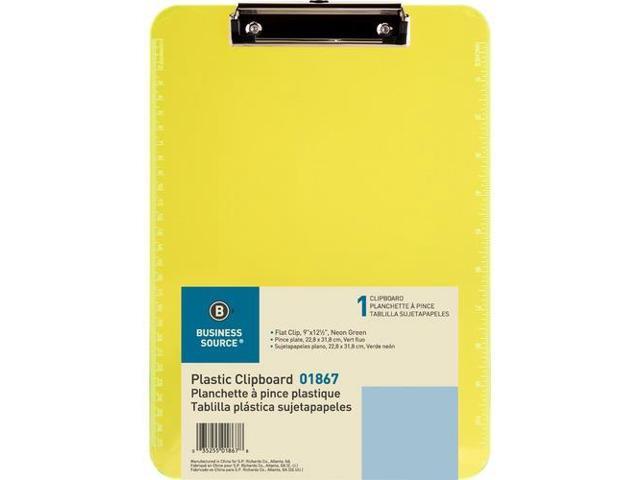 Click here for Business Source Flat Clip Plastic Clipboard - 9 x... prices