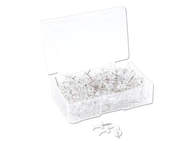 Click here for U Brands Standard Push Pins Plastic Clear Silver P... prices
