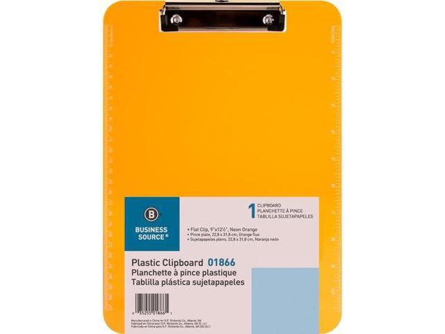 Click here for Business Source Flat Clip Plastic Clipboard - 9 x... prices