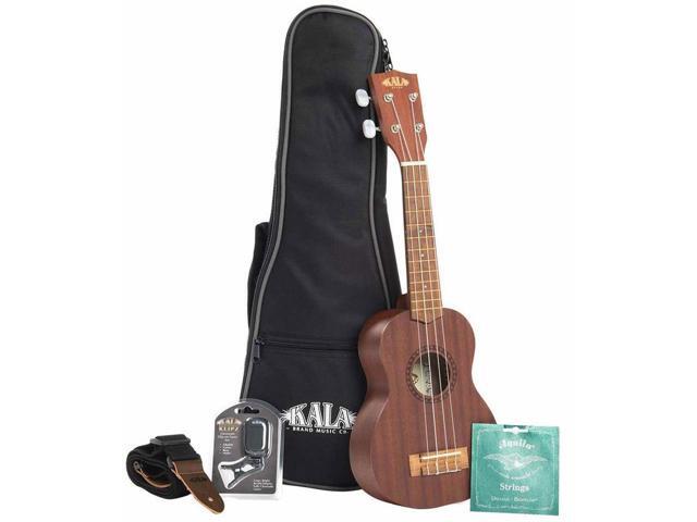Click here for Kala Satin Mahogany Soprano Ukulele Bundle with Kl... prices