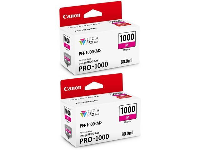Click here for Canon 2 Pack PFI-1000M Magenta LUCIA PRO ink for i... prices