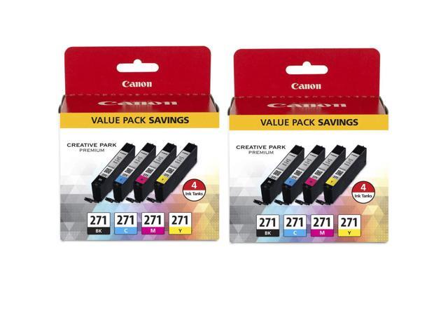 Click here for Canon 2 Pack CLI-271 4-Pack Ink Tanks for PIXMA MG... prices