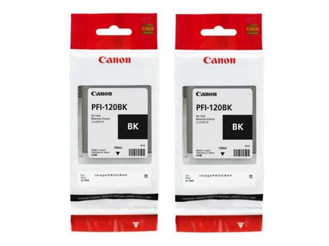 Click here for Canon Canon PFI-120 Pigment Ink Tank (2 Pack  Blac... prices