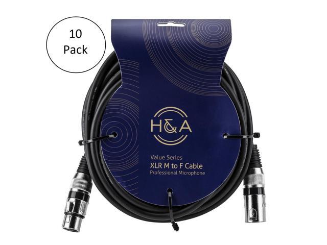 Click here for H & A Value Series 10 Pack XLR M to F Professional... prices