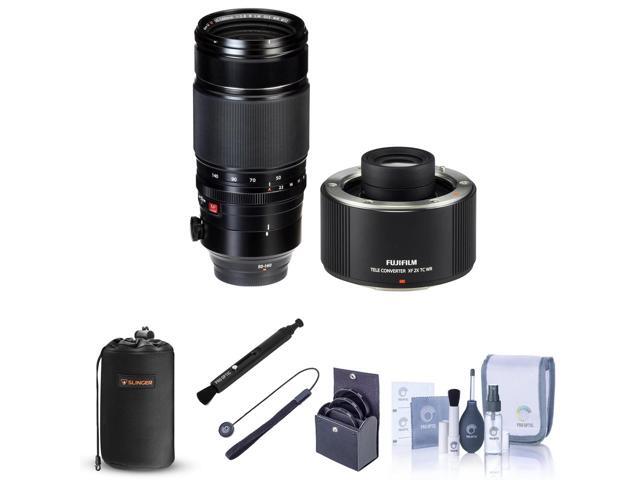 Fujifilm Fujifilm Xf 50-140mm (76-213mm) F2.8 R Lm Ois Weather Resistant Lens - Bundle w/Fuji Xf 2X Tc WRTeleconverter  72mm Filter Kit (Uv/Cpl/ND2) 