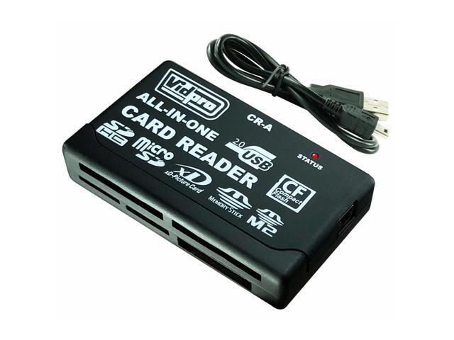 Click here for VidPro 6-Slot All-In-One USB 2.0 Card Reader and W... prices