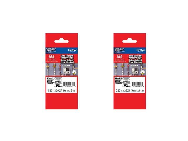 Click here for Brother 2 Pack TZeS221 0.35 Black On White Tape wi... prices