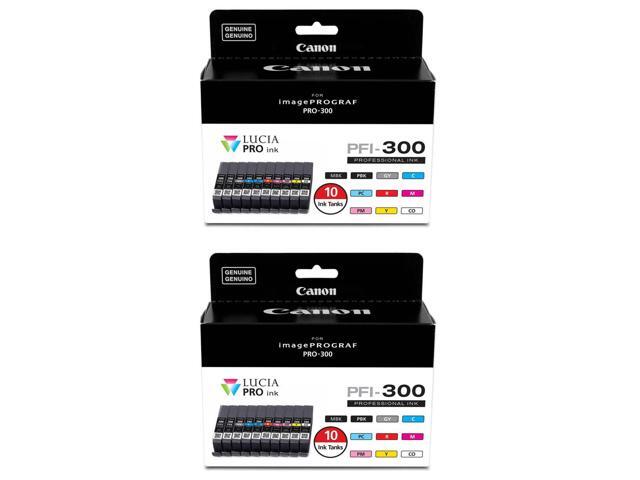 Click here for Canon 2 Pack PFI-300 14.4ml 10 Color Ink Pack prices