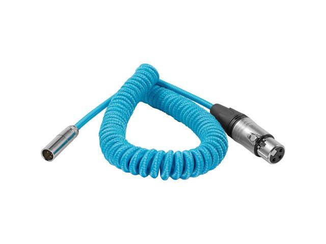 Click here for Kondor Blue Coiled Mini-XLR to XLR Cable for Canon... prices