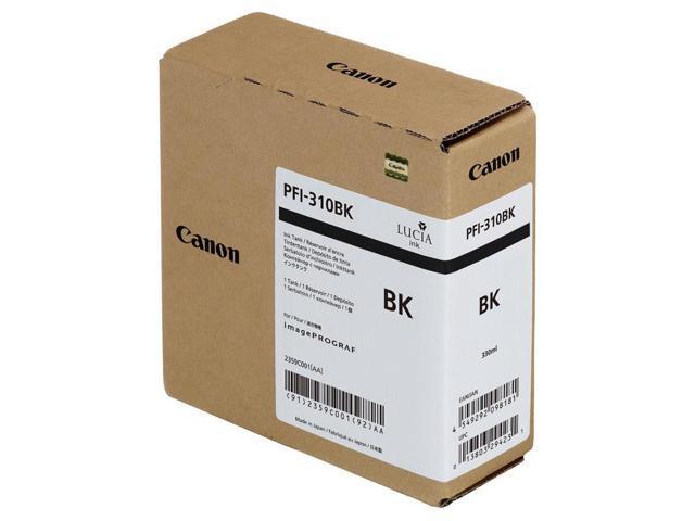 Click here for Canon PFI-310 330ml Black Pigment Ink Tank for ima... prices