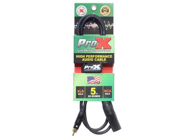 Click here for ProX XC-RXM05 5 RCA-M to XLR3-M Unbalanced High Pe... prices