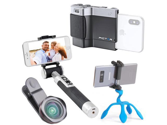 Click here for Pictar Smart Grip for Smartphones  Black  with Sel... prices