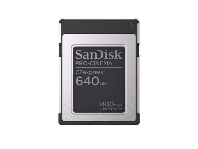Click here for SanDisk PRO-CINEMA 640GB CFexpress Type-B Memory C... prices