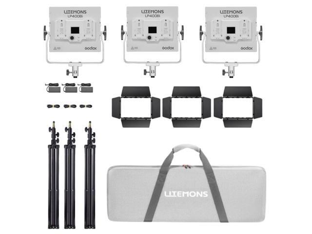 Click here for Godox Litemons LP400Bi 36W Bi-Color LED 3-Light Pa... prices