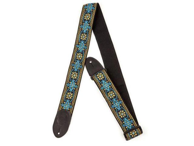 Click here for Gretsch G Brand Guitar Strap  Blue/Orange with Bla... prices