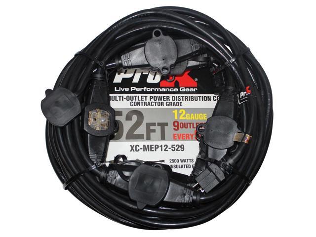 Click here for ProX XC-MEP12-529 52 110V Male to 9 Socket 110V Fe... prices