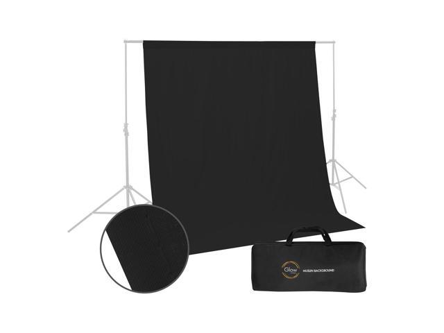 Click here for Glow Glow Muslin Backdrop - 10x10 (Black) prices