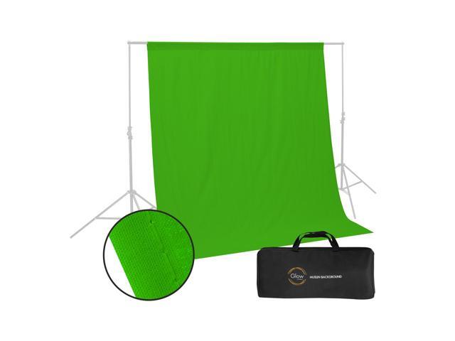 Click here for Glow Glow Muslin Backdrop - 10x10 (Green) prices