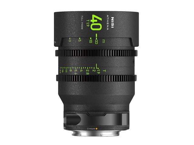 NiSi ATHENA PRIME 40mm T1.9 Cine Lens with Filter Holder  Sony E