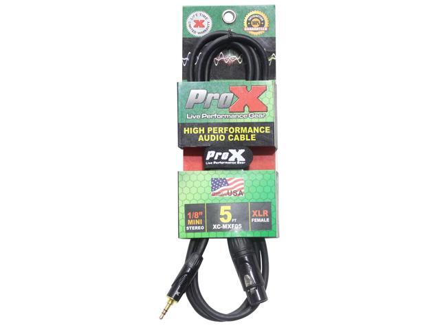 Click here for ProX XC-MXF05 5 TRS-M Mini to XLR3-F Unbalanced Hi... prices