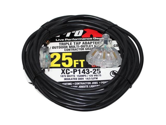 Click here for ProX XC-P143-25 25 14AWG 110V to 110V Female Tripl... prices