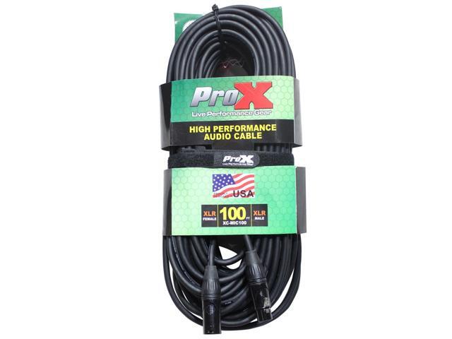 Click here for ProX XC-MIC100 100 XLR-F to XLR-M Balanced High Pe... prices