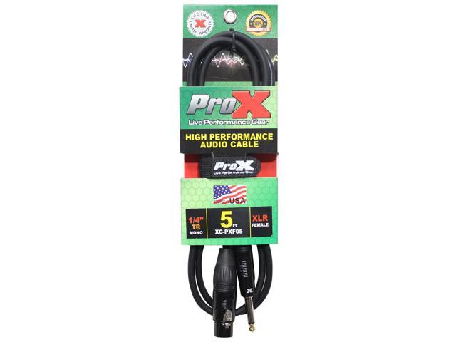 Click here for ProX XC-PXF05 5 1/4 TS-M to XLR-F Unbalanced High... prices